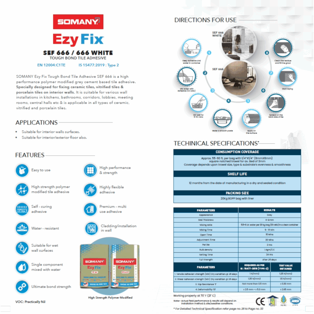 EZY FIX SEF 666 – Srilaxmi Sanitary Stores